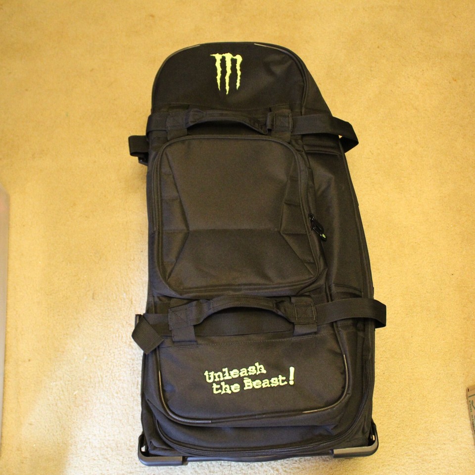Monster Energy Wheeled Travel Bag 36'' Ext. Handle Luggage Bag Ogio ...
