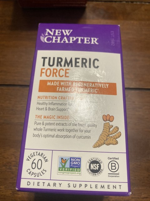 2x Chapter Turmeric Force 60 Capsules Each Exp 2021 for sale online | eBay