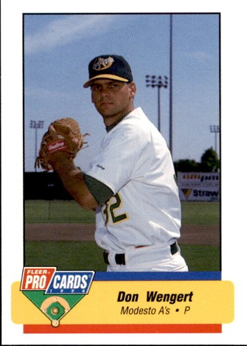 1994 Modesto A's Fleer/ProCards #3064 Don Wengert Sioux City Iowa ...