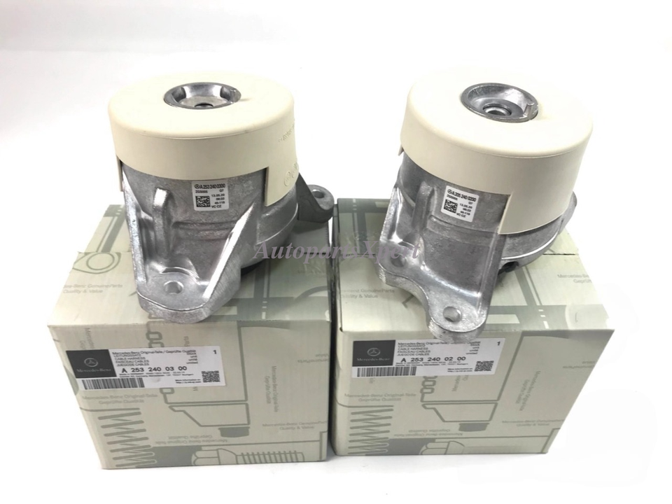 2532400200+300 2 pcs OEM Engine Motor Mounts for Mercedes C300 GLC200 ...