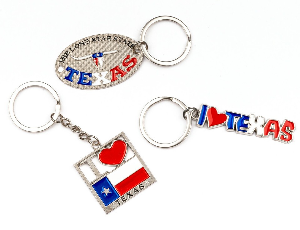 Lamatar1 Texas Bundle Souvenir Gift Keychain 15 Pack-Texas Cowboy,Texas ...