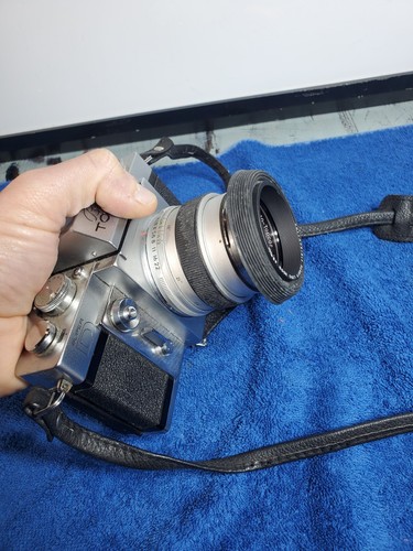 Vintage 35mm Beseler Topcon Super D SLR Camera Re Auto-Topcor 1:1.8 F=5 ...