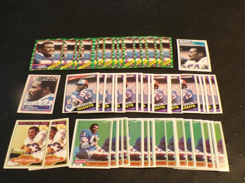 1980-1987 Topps lot of 56 HARRY CARSON cards! GIANTS! HOF! | eBay