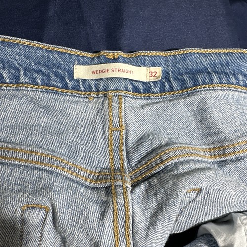 Levis Straus Wedgie Straight Jeans Size W32 L28 | eBay