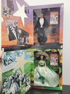 Lot 2 Barbie 1994 Scarlett O'Hara &Rhett Butler Gone With The Wind ...