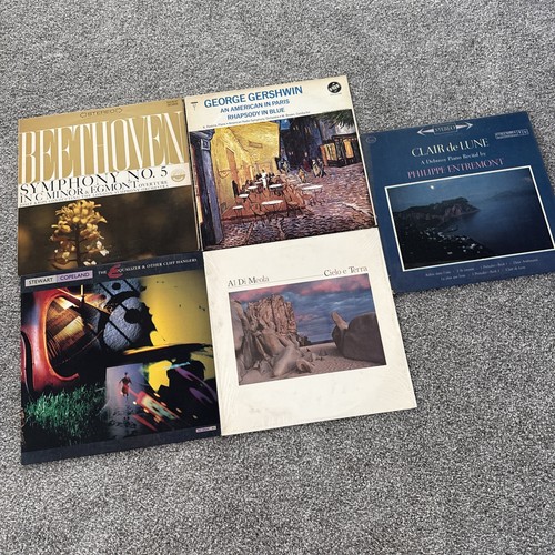 5 Random Vinyl Records LP Lot – Instrumental Beethoven Jazz Blues Etc ...
