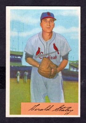 1954 BOWMAN GERRY STALEY CARD NO:14 NEAR MINT CONDITION | eBay