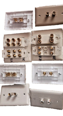 assorted terminal decora speaker wall plate, used. | eBay