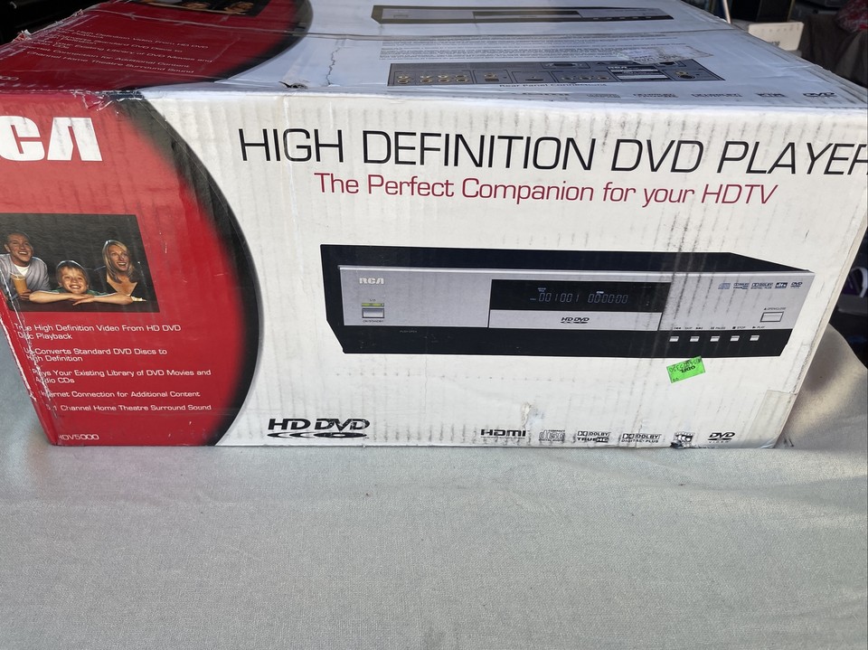 RCA HDV5000 HD DVD 1080i High Definition CD MPEG Dolby DTS Player Brand ...