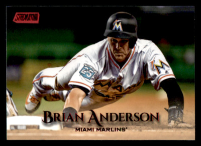 2019 Stadium Club Brian Anderson Red Foil #117 Miami Marlins | eBay