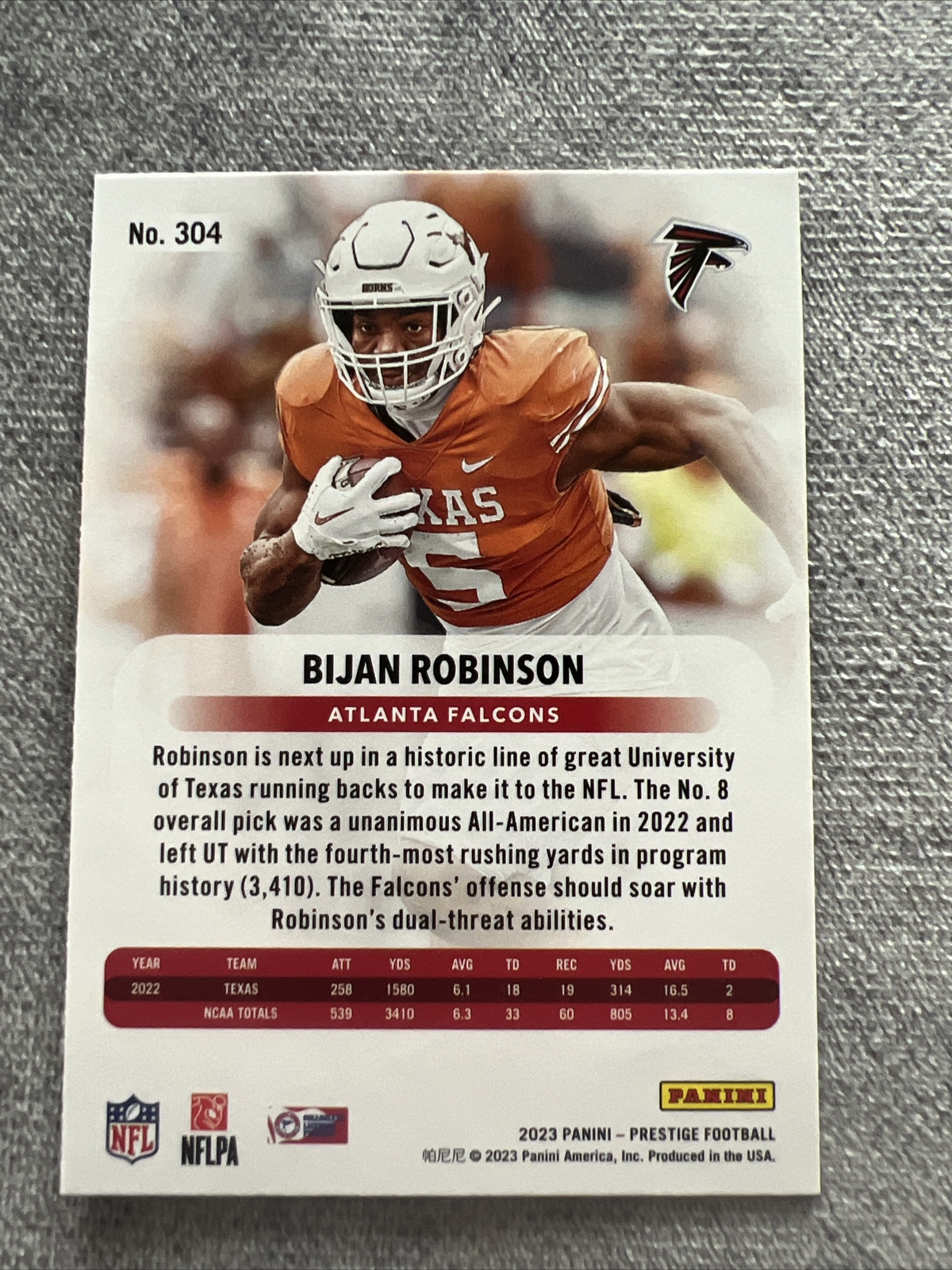 2023 Panini Prestige Football - Bijan Robinson Rookie - Xtra Points ...
