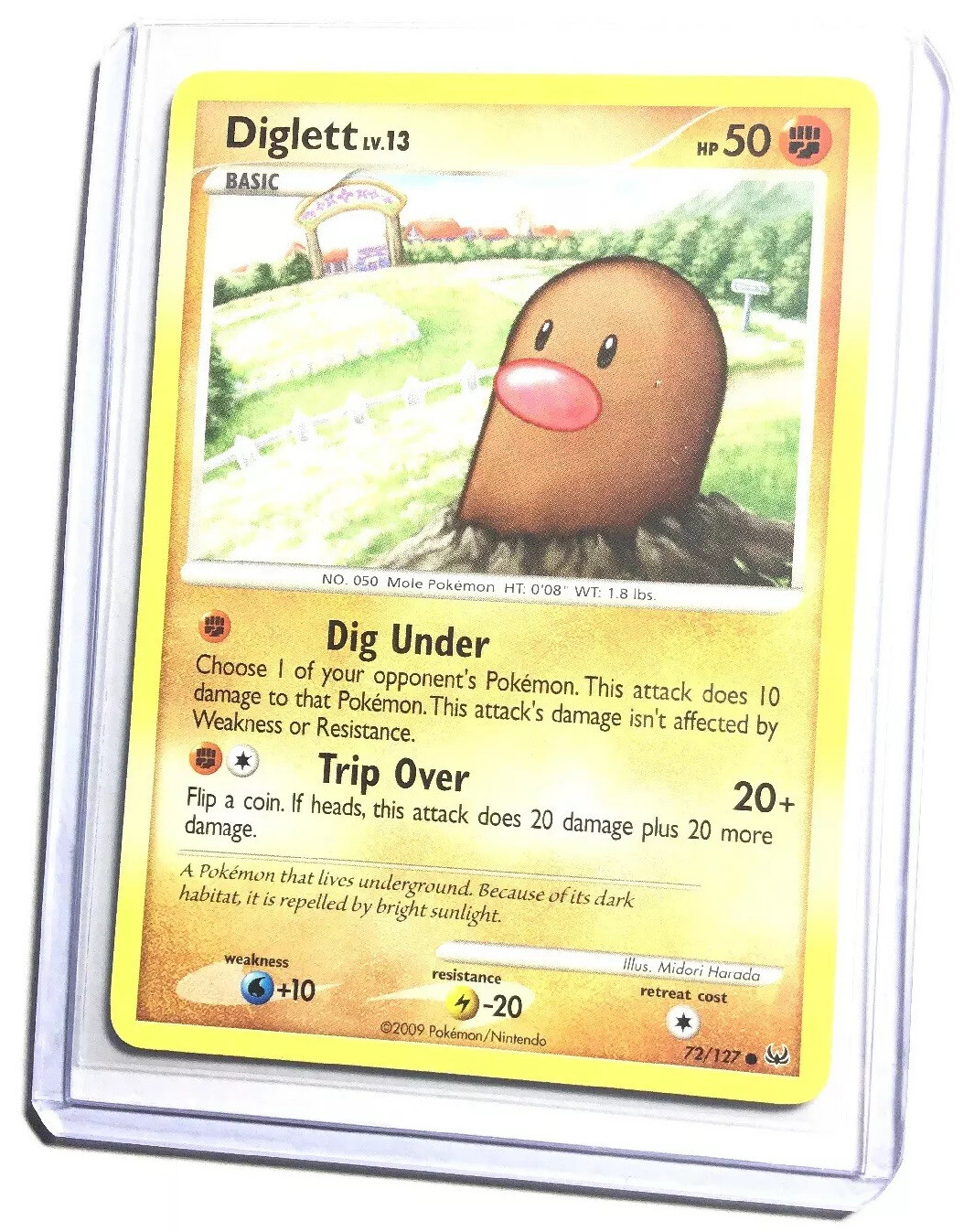 DIGLETT - 72/127 - Platinum - Common - Pokemon Card - NM | eBay