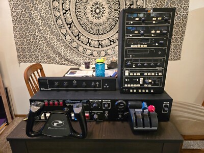 Cirrus II Precision Flight Controls Console with radio stack and rudder ...