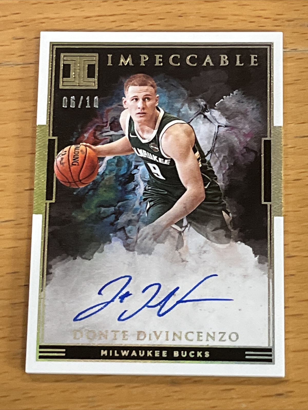 2018 Impeccable Donte Divincenzo Auto RC /10 Gold Rookie Autograph NY ...