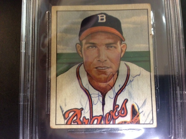 Pete Reiser Autographed Signed 1950 Bowman Card #193 Boston Braves JSA ...