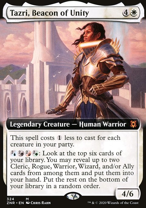 MTG Magic the Gathering Tazri, Beacon of Unity (324/457) Zendikar ...