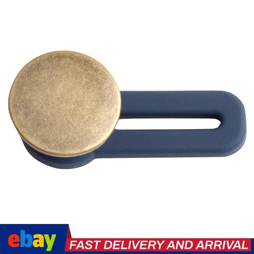 Metal Silicone Button Adjustable Detachable Extension Jeans Button ...