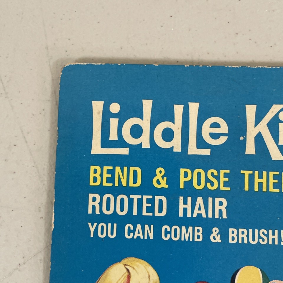 Vintage 1966 Mattel Liddle Kiddles New On Card Sizzly Friddle 3513 Box ...