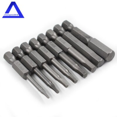 Hex Key Allen Bit Set Quick Change Connect impact driver power drill ...