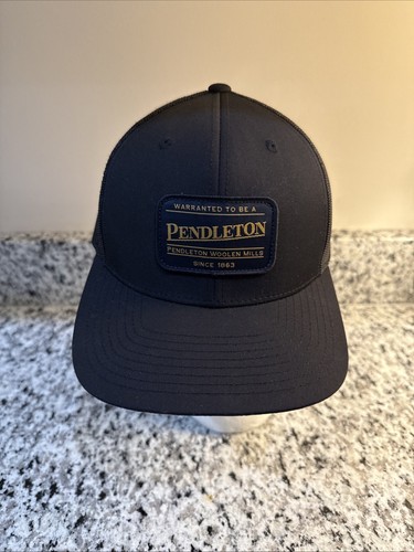 Pendleton Hat Cap The Classics Yupoong SnapBack Mesh One Size Black Nwot | eBay