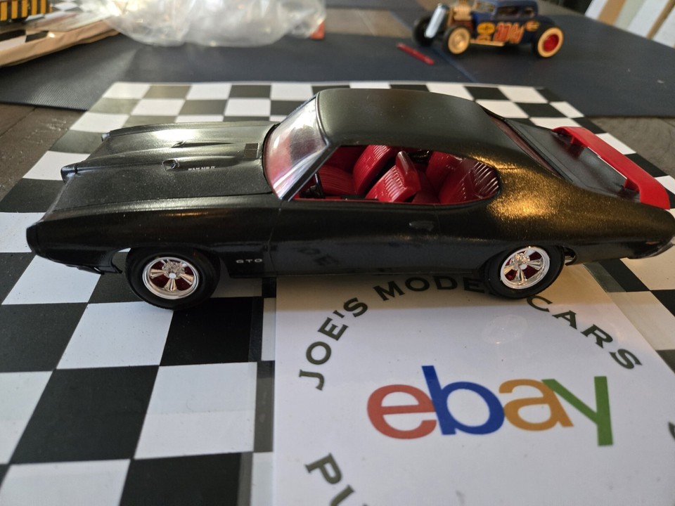 BUILT MODEL CAR MONOGRAM PONTIAC GTO OLDER BUILT PIECE SHELF READY CAR ...