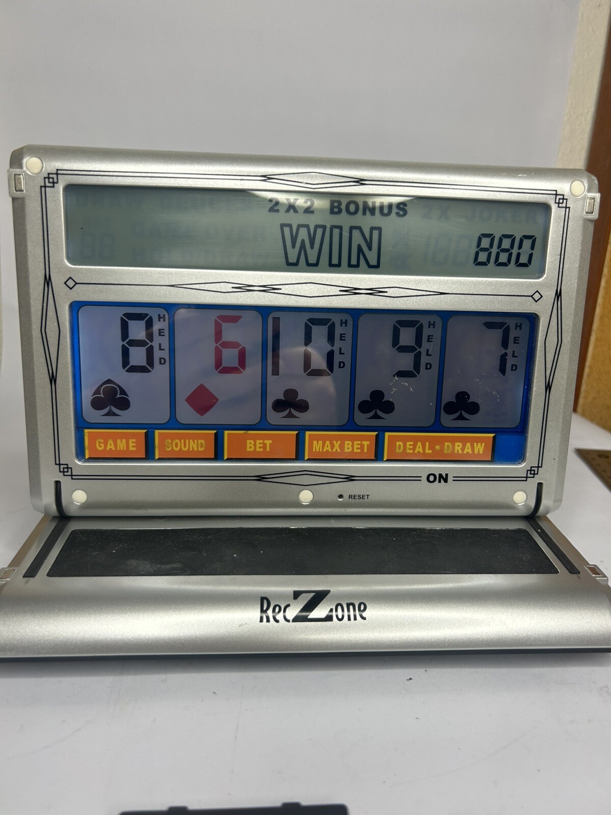 RecZone 7 In 1 Tabletop Color Touchscreen Video Poker Game Jokers ...