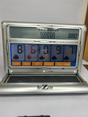 RecZone 7 In 1 Tabletop Color Touchscreen Video Poker Game Jokers ...