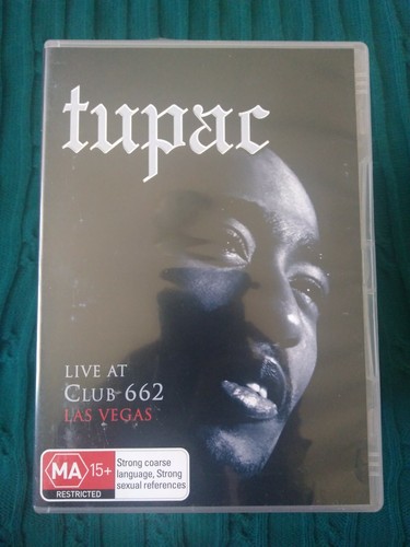 TUPAC: LIVE AT CLUB 662 LAS VEGAS – DVD - R-4, LIKE NEW, FREE POST AUS ...