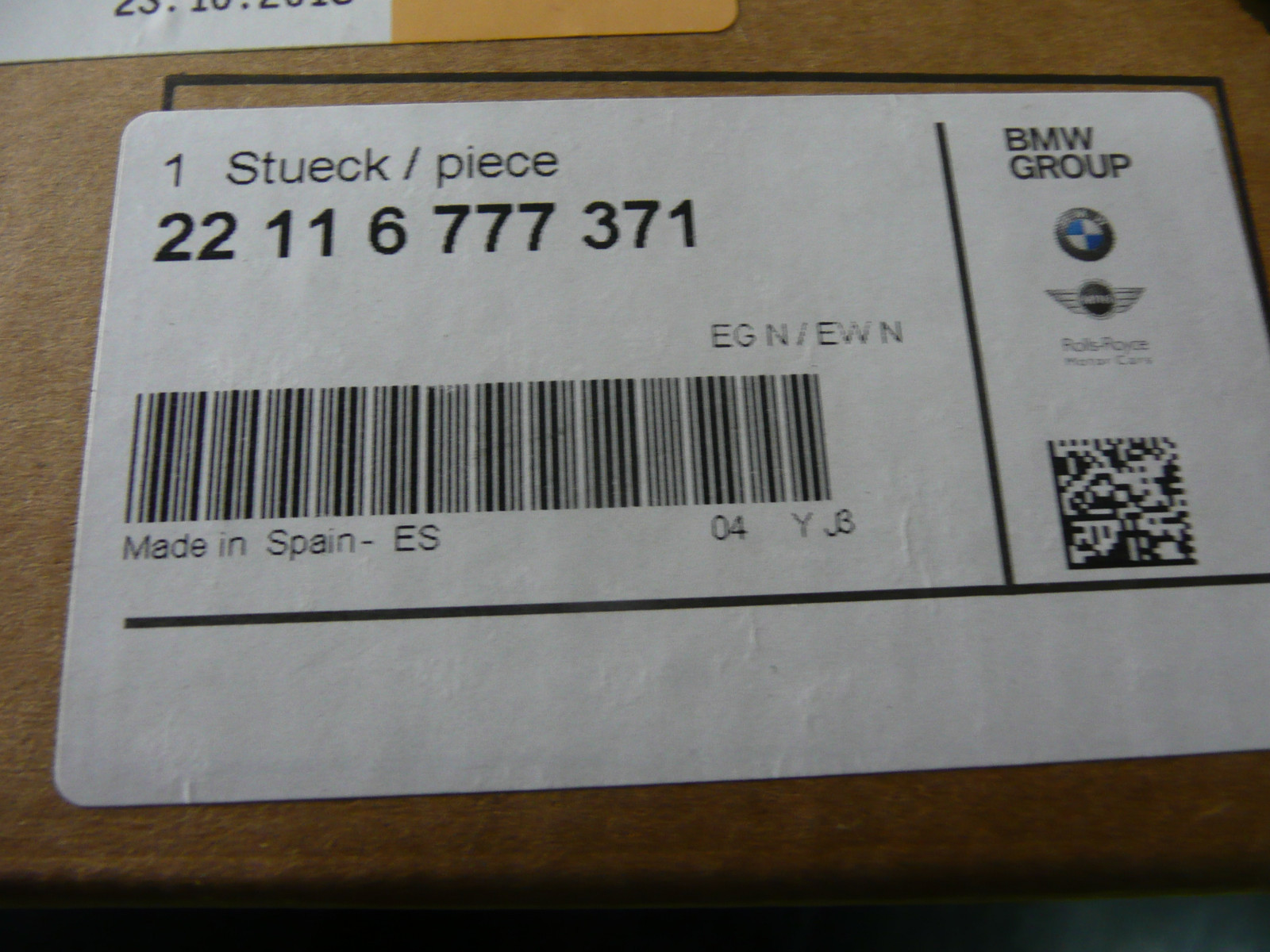 NEW GENUINE BMW 5SER F10 ENGINE MOUNT 22116777371 / ONLY RWD CARS | eBay