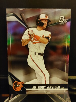 Anthony Servideo RC 2021 Bowman Platinum #TOP-38 - Baltimore Orioles | eBay