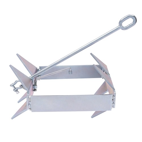 Boat Galvanized Folding Anchor Boat Slide Cube Anchor Steel Sliding ...