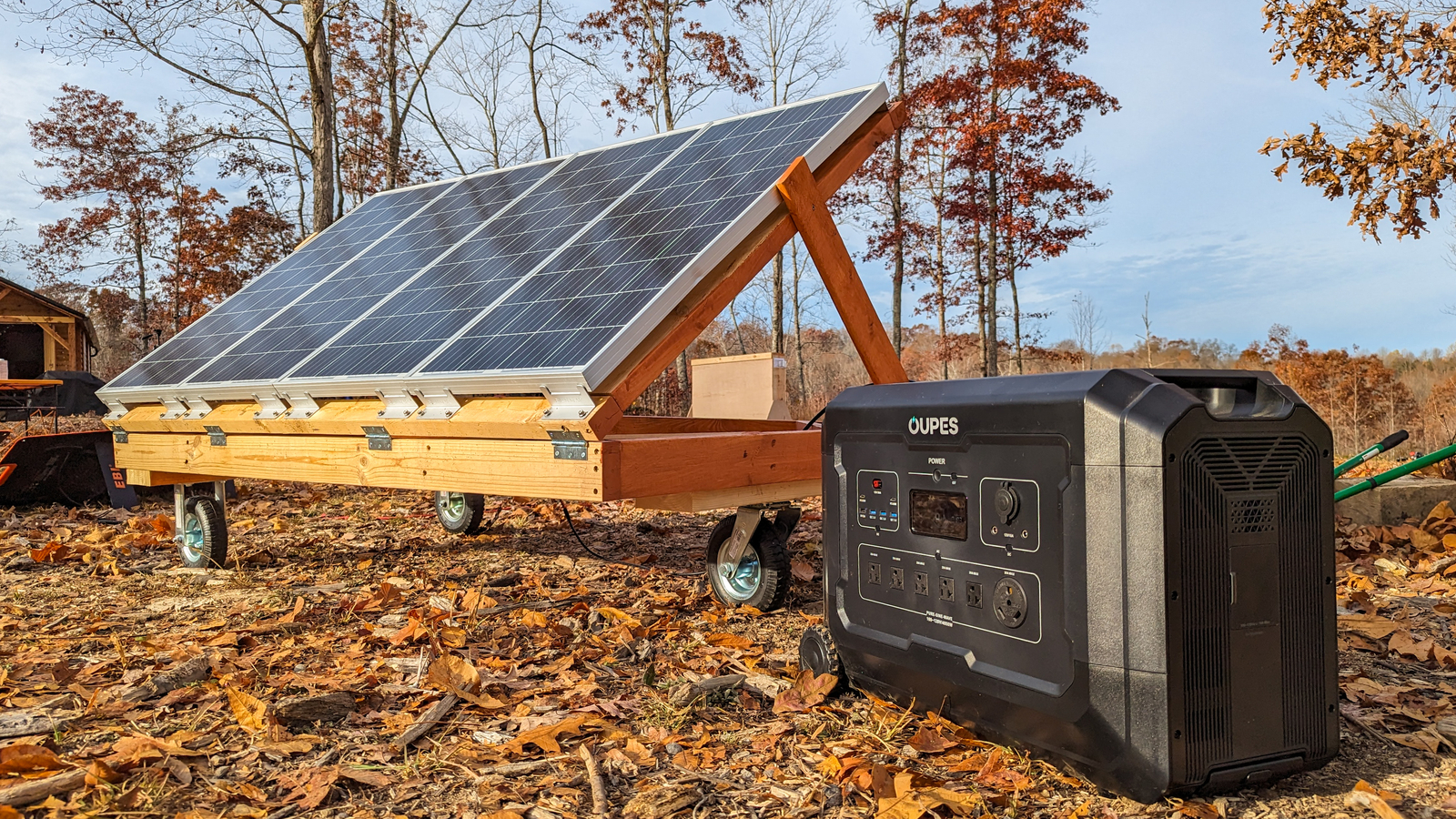 OUPES Mega 5 Power Station 10080Wh Solar Generator+6x240W Solar Panel ...