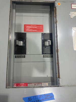 GE 400 AMP MANUAL TRANSFER SWITCH 208V 240V 480V 600V NEMA 1 ...