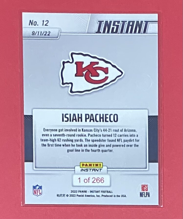 2022 Panini Instant Football - NFL BASE / ROOKIE CARD SP - Pick A Card ...