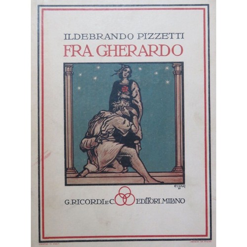 Pizzetti Ildebrando from Gherardo Opera Singing Piano 1928 | eBay
