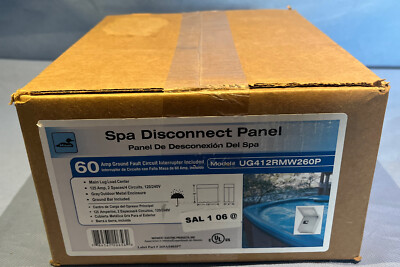 Midwest Electric Products 60 Amp GFI Spa Disconnect Panel UG412RMW260P ...