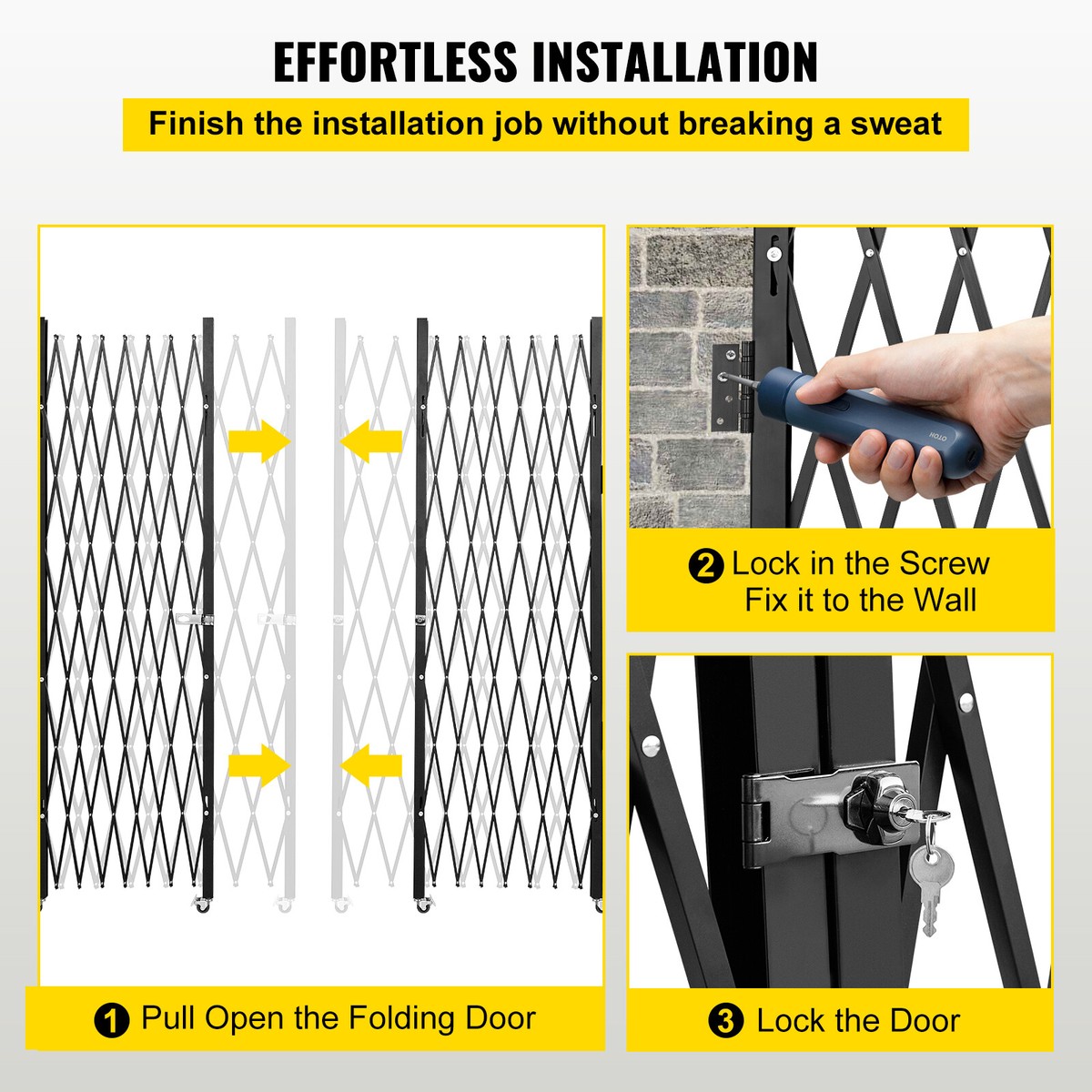 Side Folding Security Gates Side Folding Grilles In NYC | New York