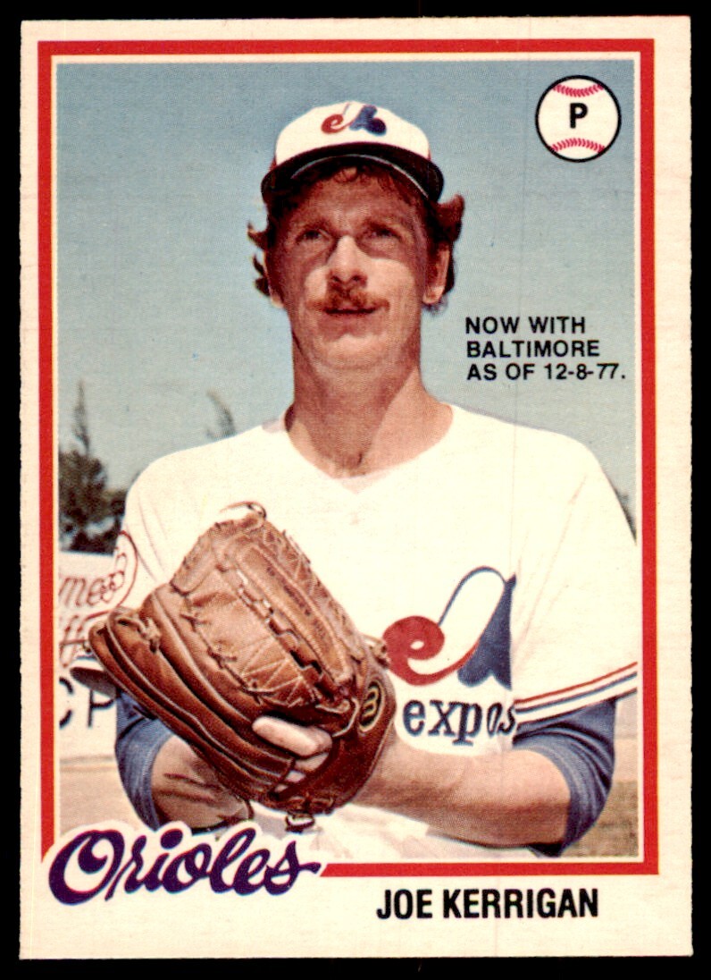 1978 O-PEE-CHEE JOE KERRIGAN BALTIMORE ORIOLES #108 | eBay