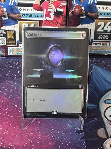 MTG Magic the Gathering - FOIL EXTENDED ART Sol Ring - Commander ...