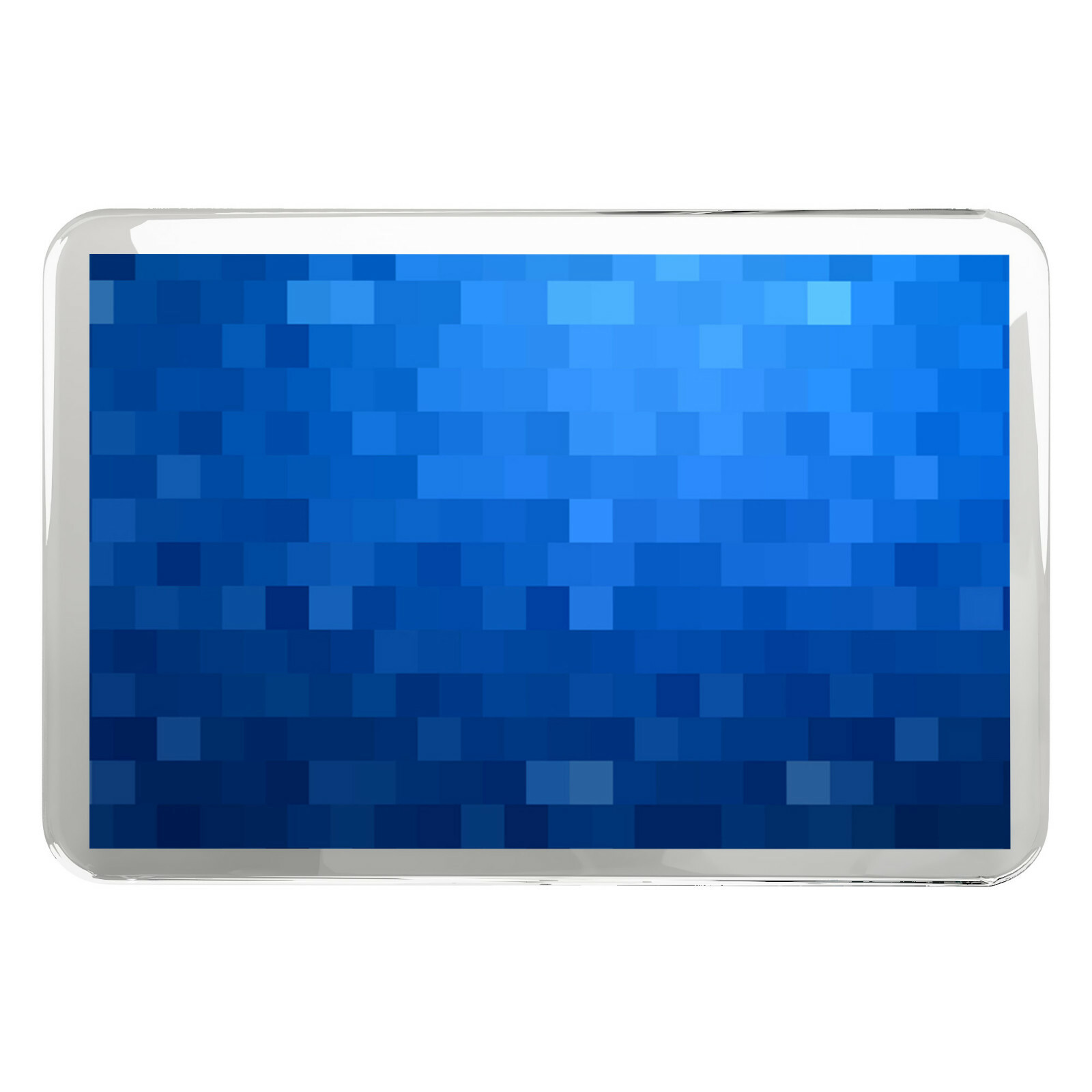Blue Pixels Classic Fridge Magnet - Gamer Geek Programmer Pixelated ...