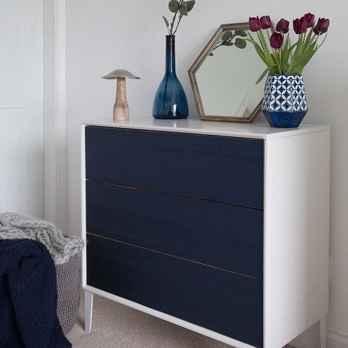 1.5mX 67cm DC FIX QUADRO NAVY BLUE STICKY BACK PLASTIC SELF ADHESIVE ...