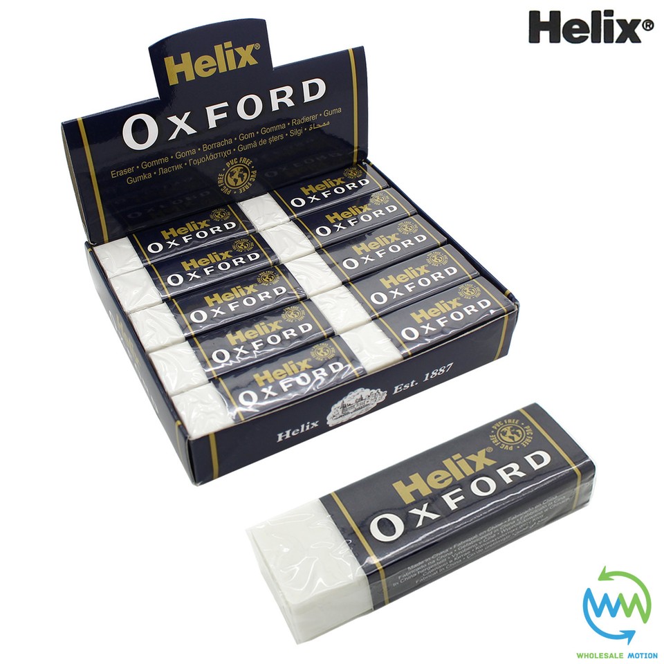 HELIX OXFORD Erasers LARGE Sleeve RUBBER Pencil School Drawing ...
