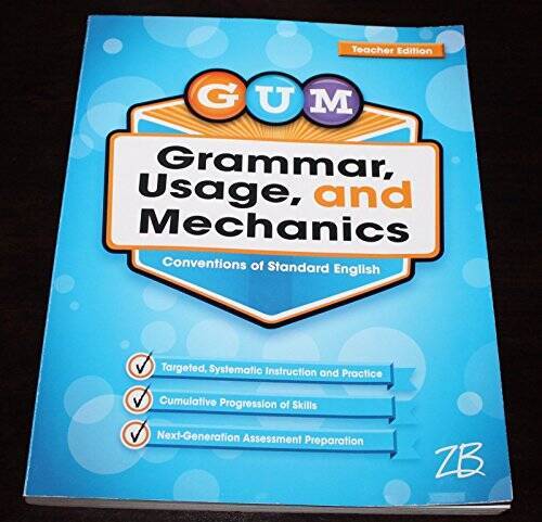 GUM Grammar, Usage, and Mechanics Grade 4 Teacher Edition - Paperback ...