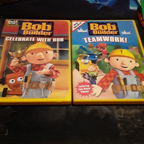 Bob The Builder DVD Lot Of 2 "Teamwork" And "Celebrate With Bob" 2002 ...