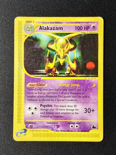 Pokemon TCG - Alakazam 2/144 - Non-Holo - MP - Skyridge - ENG | eBay