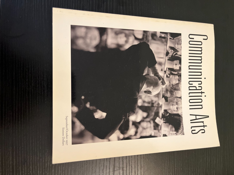 COMMUNICATION ARTS MAGAZINE 1997 SEPTEMBER - ISSUE #275 NICE COVER - E ...