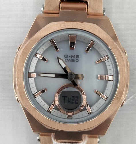 Casio Baby-G MSG-B100DG-4AJF Women's Watch Rose Gold Solar Bluetooth | eBay