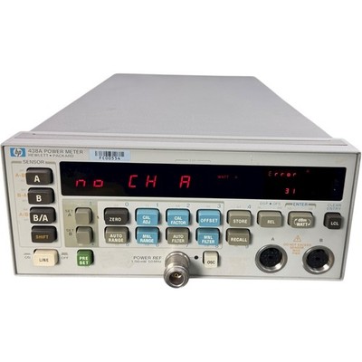 HEWLETT PACKARD 438A POWER METER 1.00Mw 50 MHz | eBay
