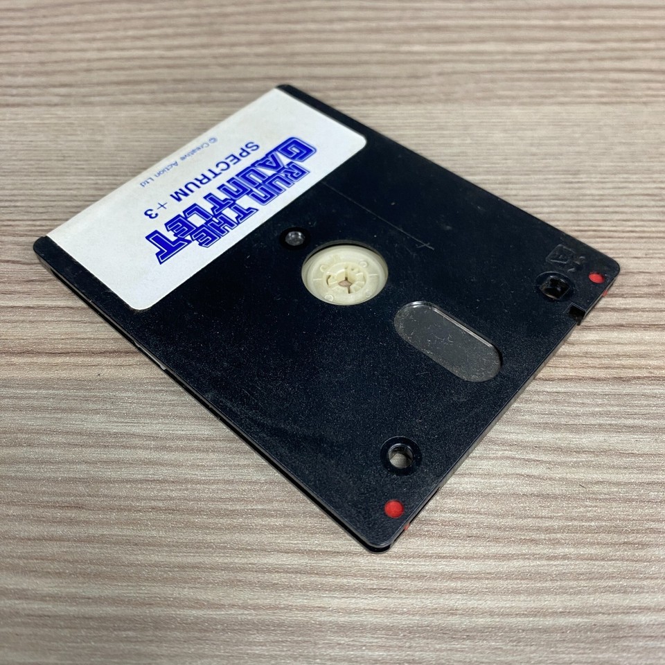 UNTESTED RUN THE GAUNTLET SINCLAIR ZX SPECTRUM +3 FLOPPY DISC GAME ...