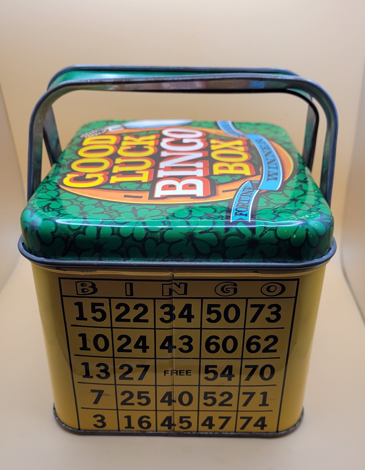 Vintage 1987 CheinCo GOOD LUCK BINGO Box w/Magnet & Tabs Fortune~Winner~Success | eBay
